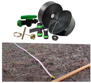 Rain Pipe Irrigation Kit for 500 Square Meter Area with 2.5 inch ...